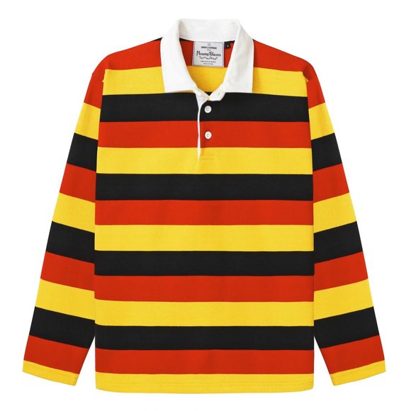 Rowing Blazers | Shirts | Nwt 95 Rowing Blazers Red Yellow Black Stripe ...